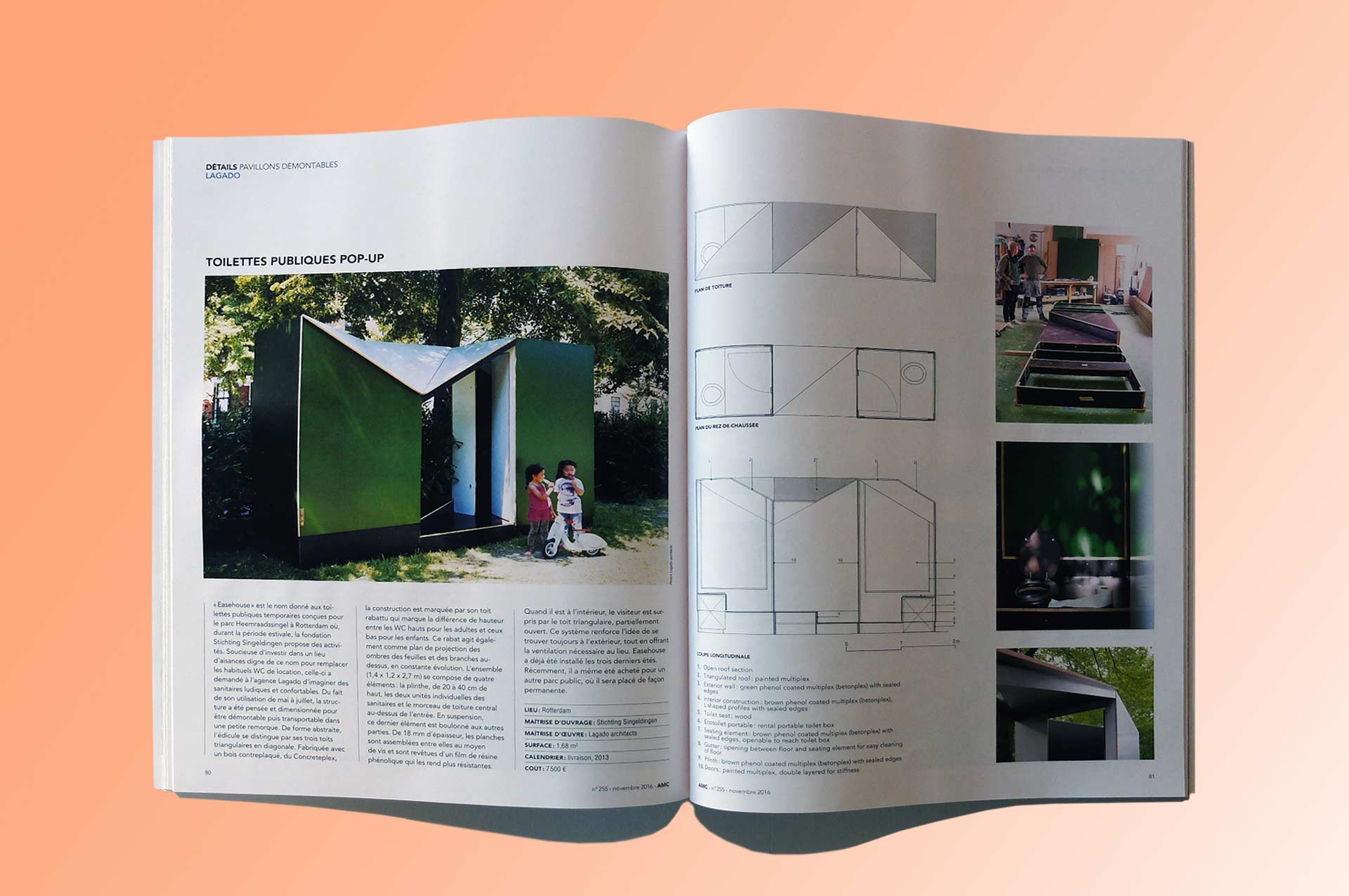 Easehouse published in AMC magazine, oui! | Lagado Architects